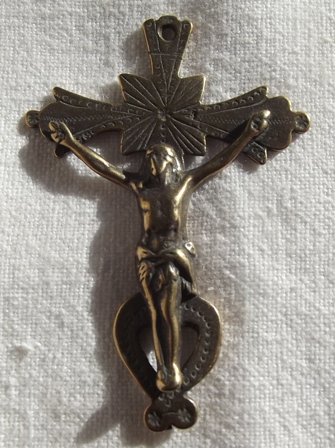 Bronze Old Colonial Spanish Crucifix 18C - Etsy