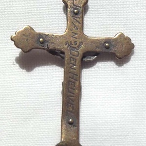 Bronze Crucifix With Inscription - Etsy