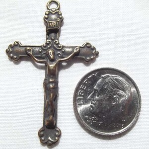 Bronze Crucifix With Inscription - Etsy