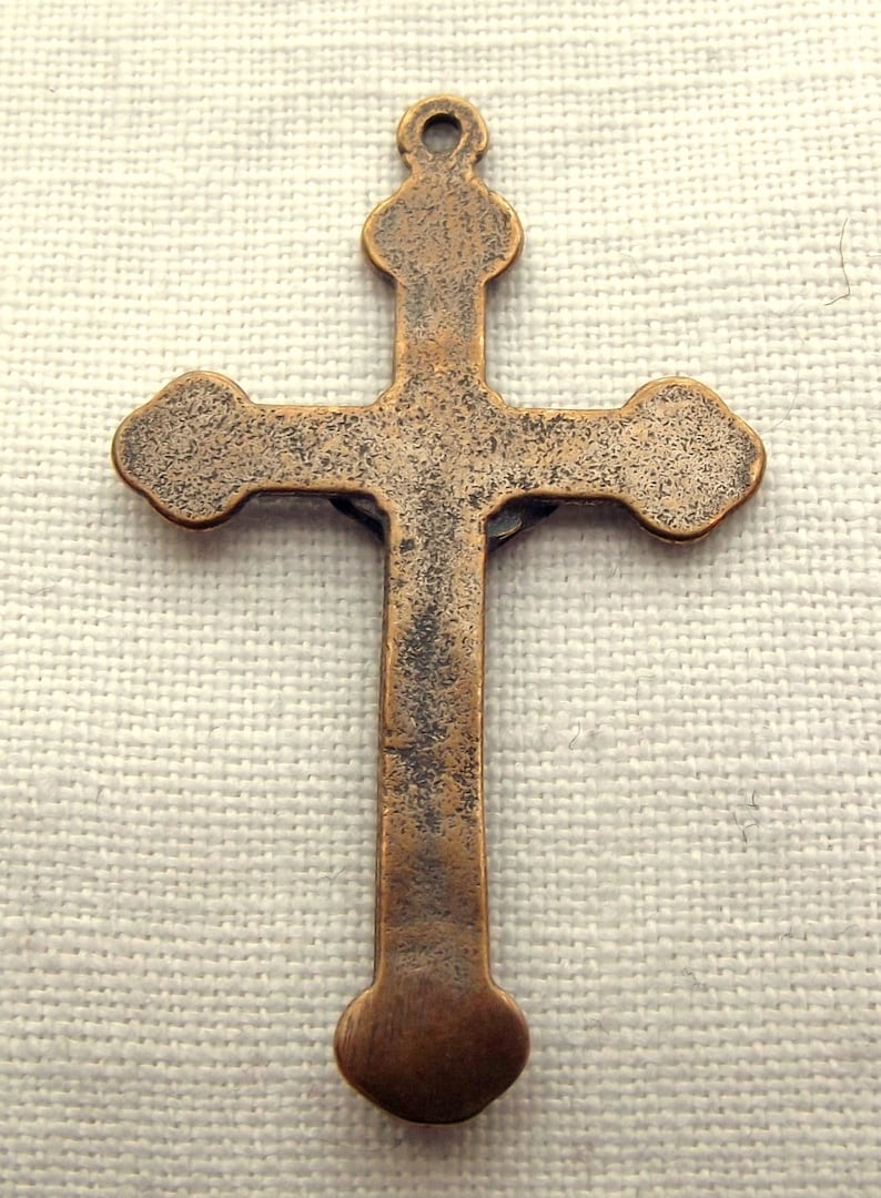 Bronze Alpha Omega Holy Ghost & Agnus Dei Crucifix | Etsy