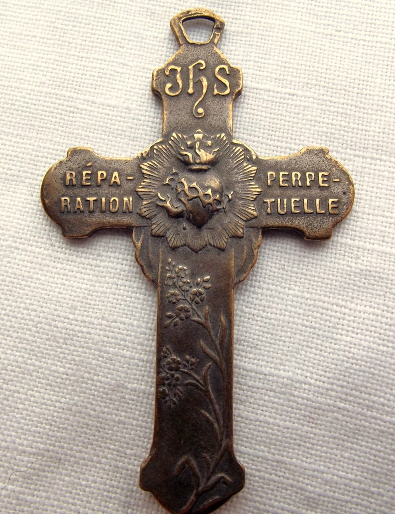 Bronze Holy Face Cross Face of Jesus VP477 - Etsy