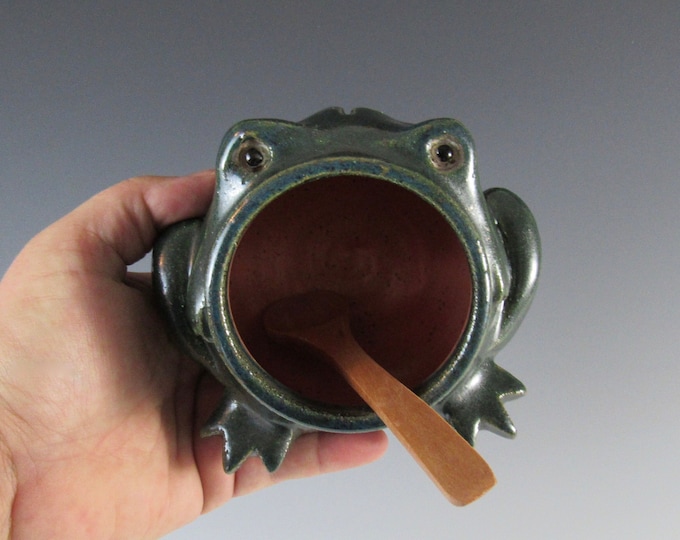 Salt Cellar Pottery Salt Keeper Salt Pig Salt Jar Spice Holder Ceramic ...