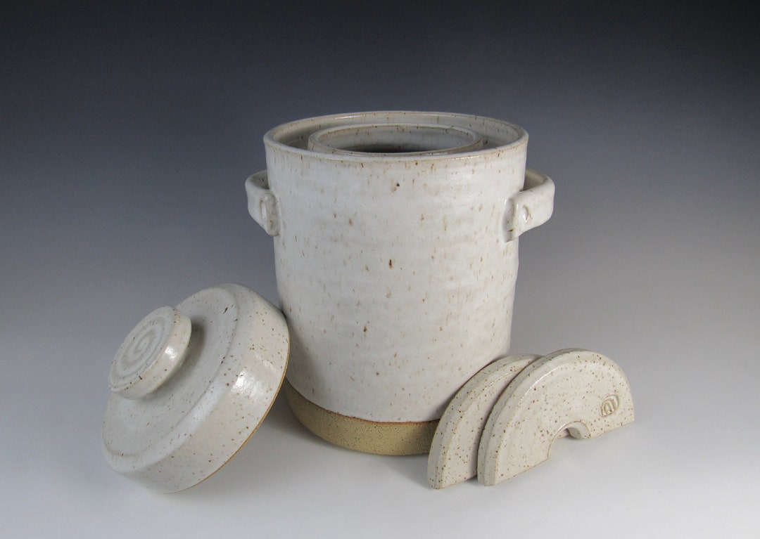 Fermentation Crock Ready to Ship Crock 3 1/2 Quart Crock - Etsy