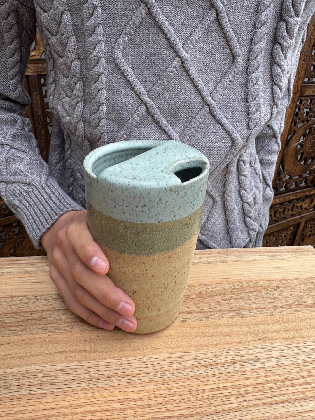 Travel Mug - Handmade Mug - Pottery Mug - Etsy