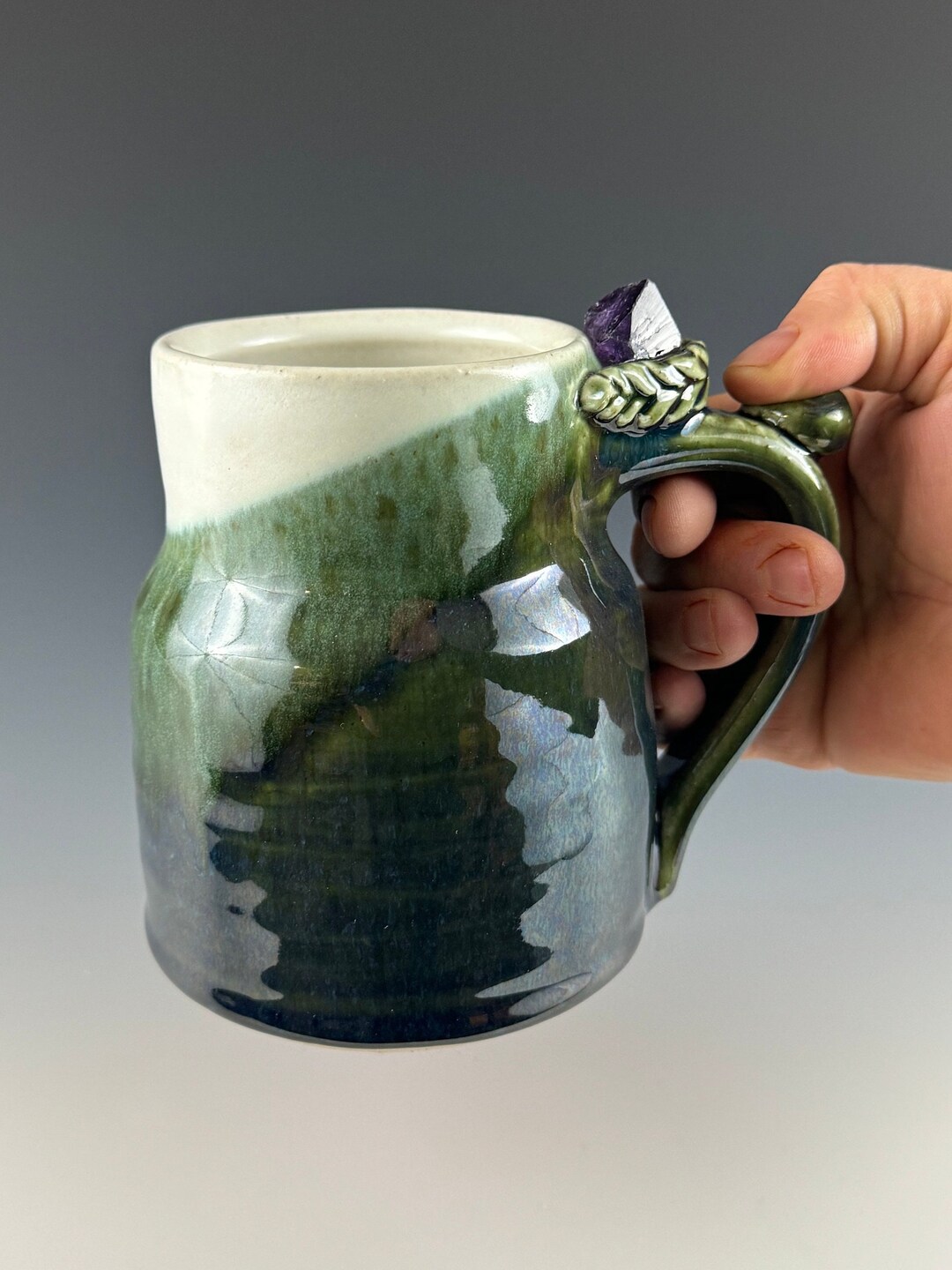 Crystal Mug - Handmade Mug - Pottery Mug - Etsy