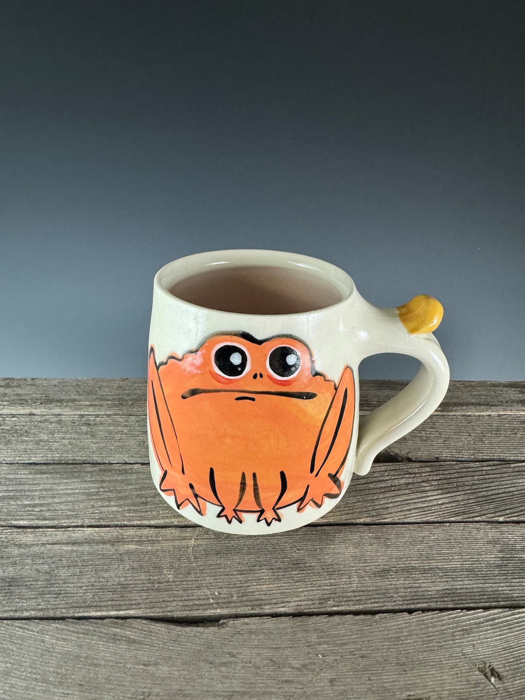 Toad Mug Handmade Mug Pottery Mug - Etsy
