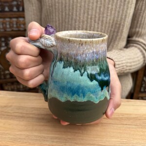Crystal Mug - Handmade Mug - Pottery Mug - Etsy