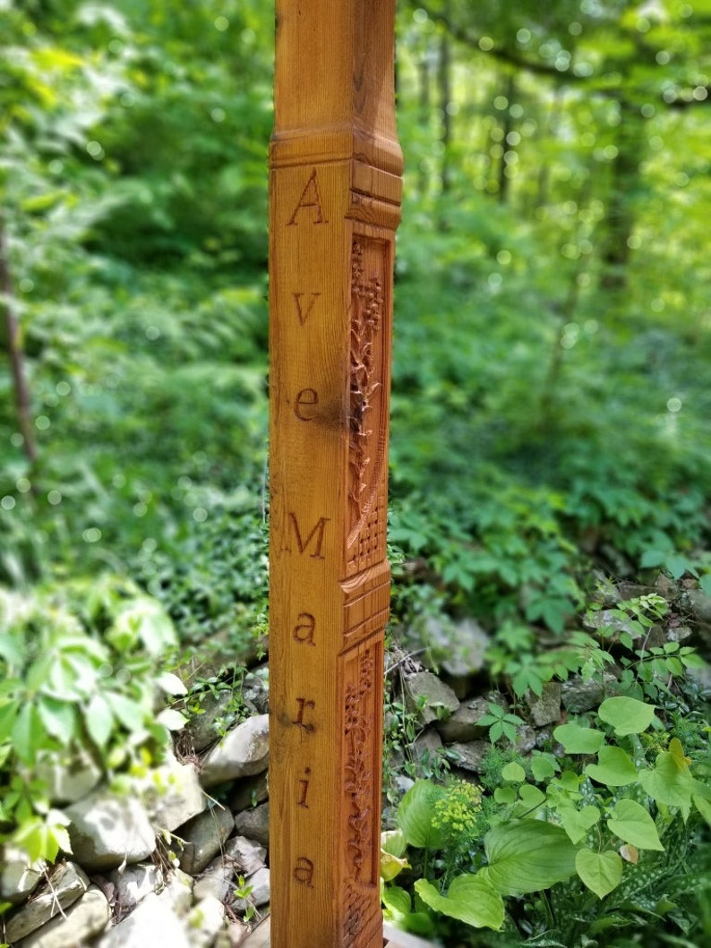 Carved Post to Match Your Wayside Shrine Not Possible by Christmas - Etsy