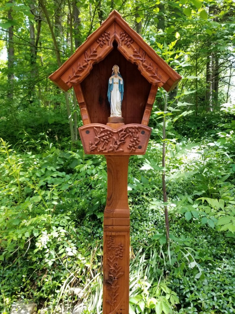 The Petite Marian Shrine (post Not Included on This Listing) Wayside ...