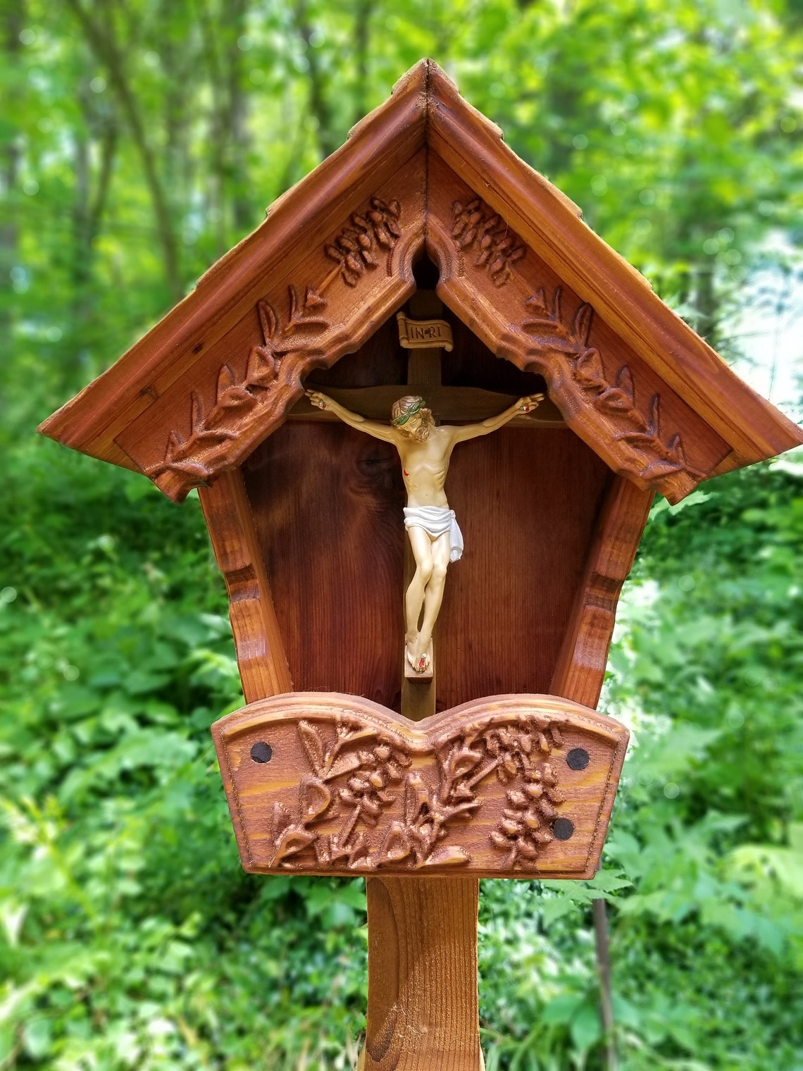 Petite Alpine Wayside Shrine post Not Included on This - Etsy