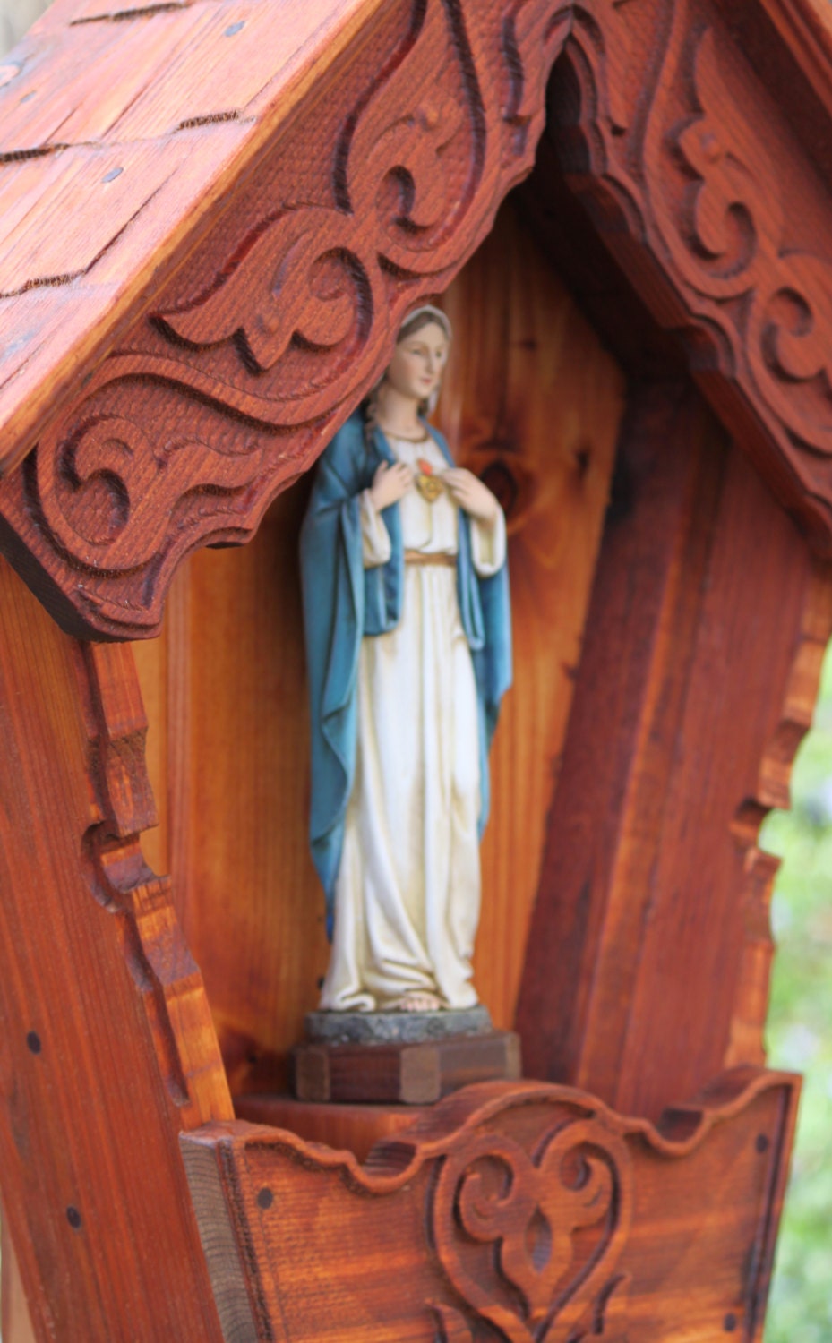 Marian Alpine Wayside Shrine Outdoor Garden Shrine - Etsy