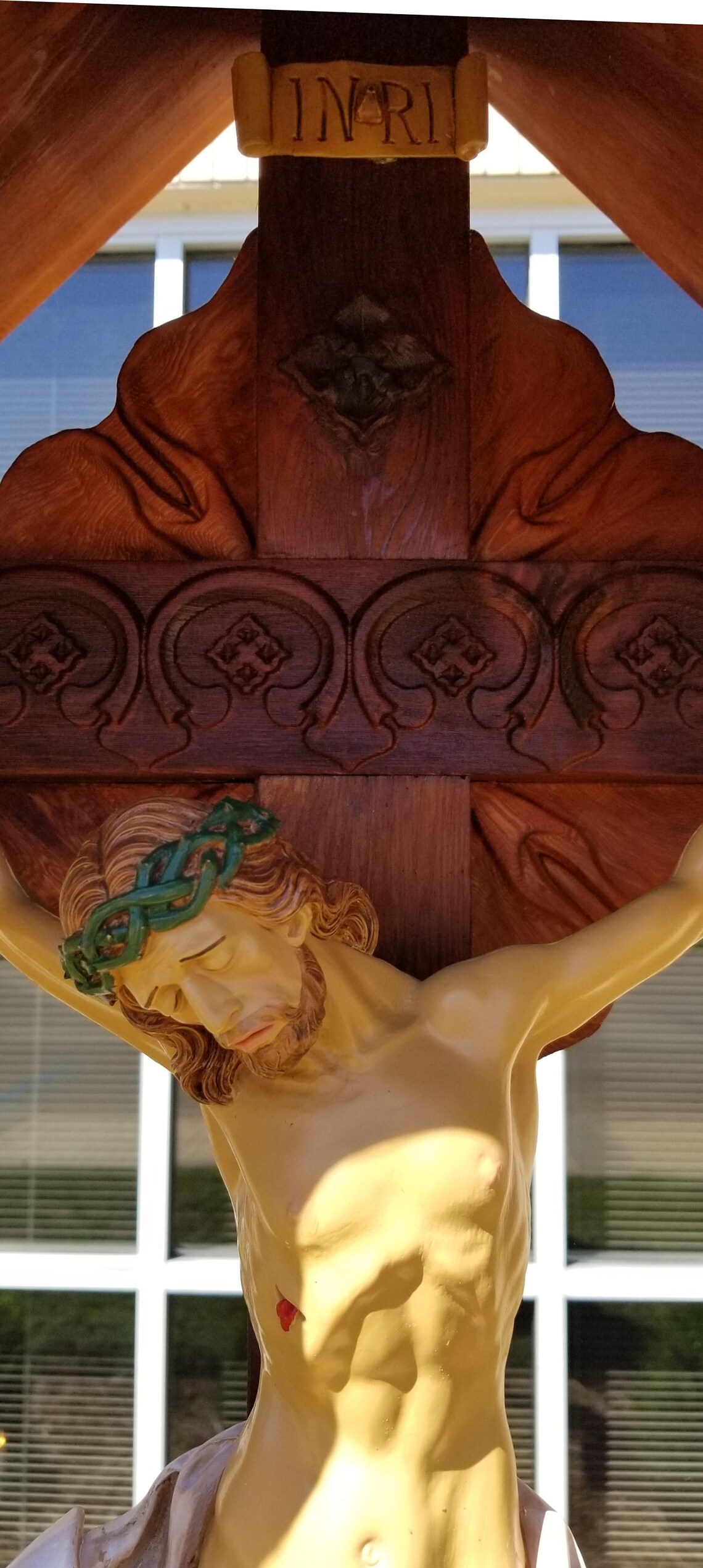 Bavarian Cross Church Yard Crucifix Large Garden Crucifix | Etsy