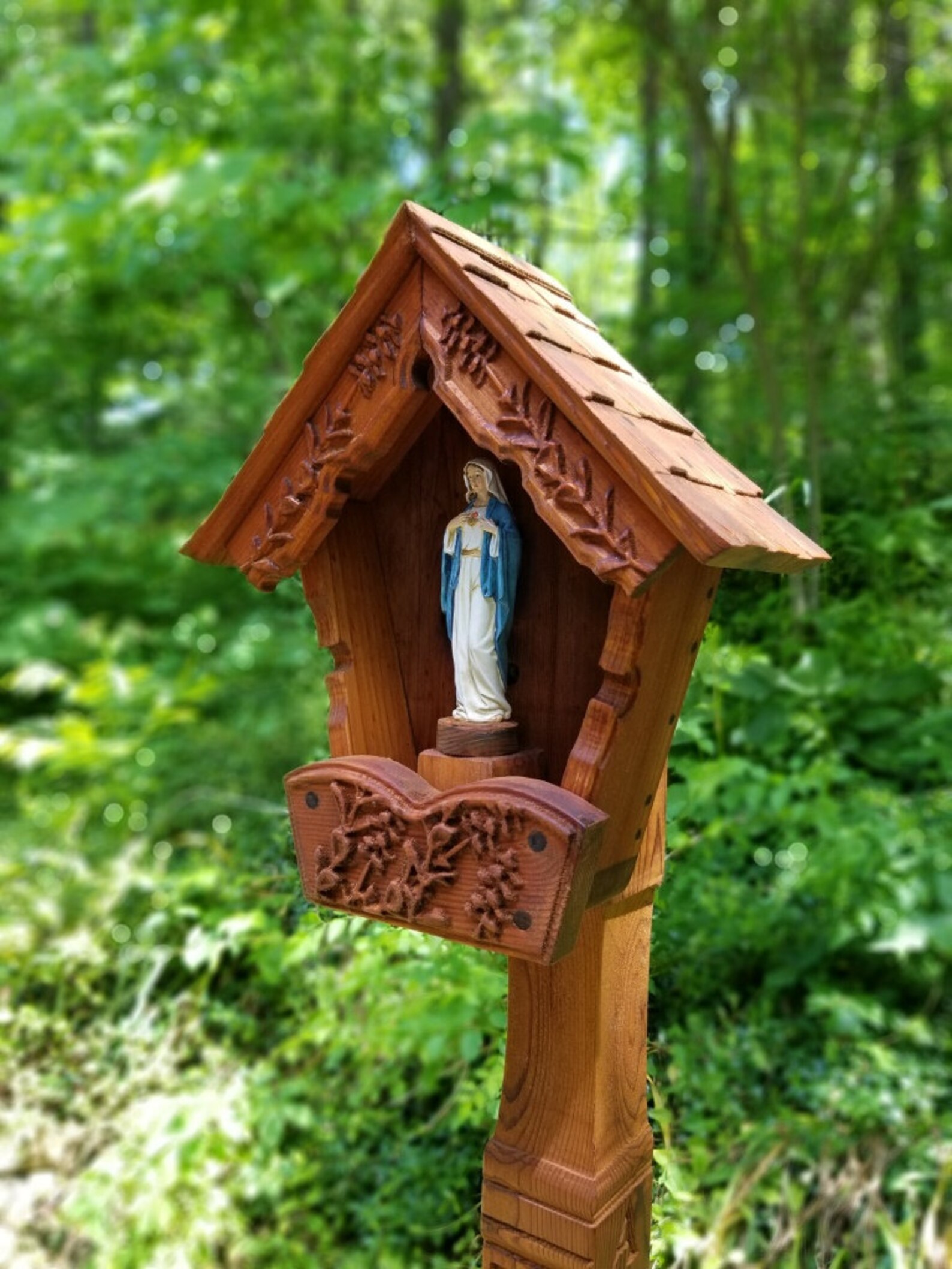 The Petite Marian Shrine post Not Included on This Listing - Etsy