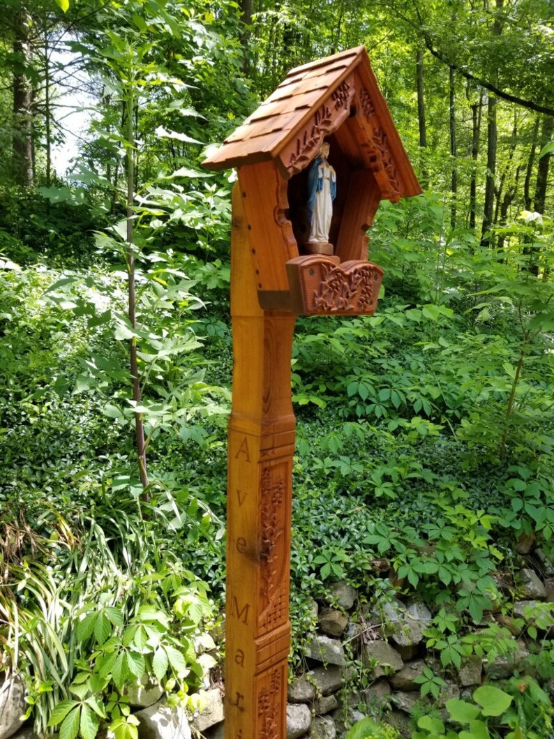 The Petite Marian Shrine (post Not Included on This Listing) Wayside ...