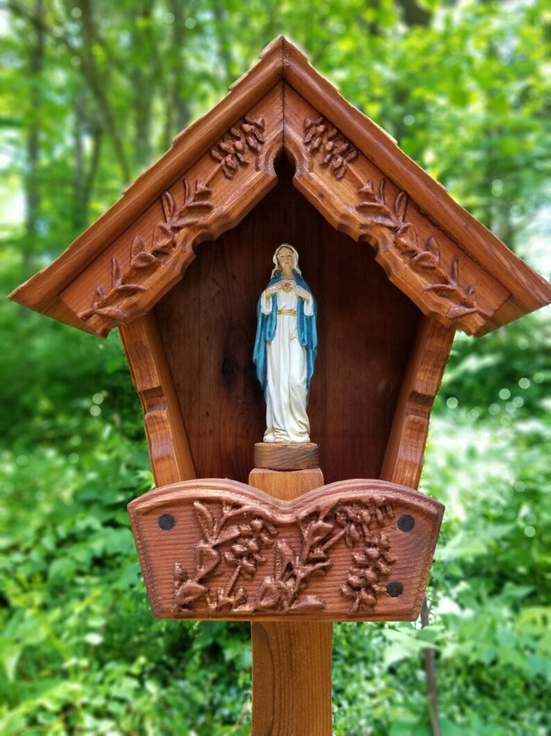 The Petite Marian Shrine (post Not Included on This Listing) Wayside ...