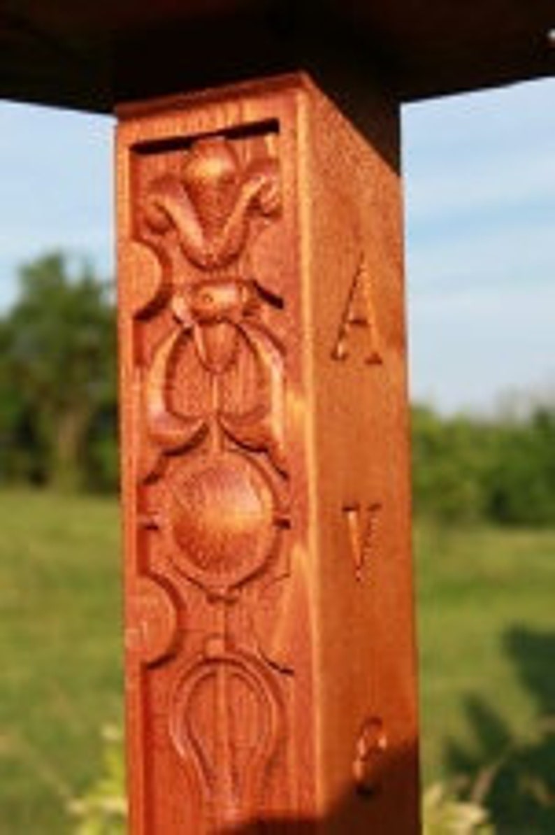 Carved Post to Match Your Wayside Shrine - Etsy
