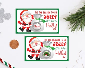 Santa Scratch Cards - Etsy