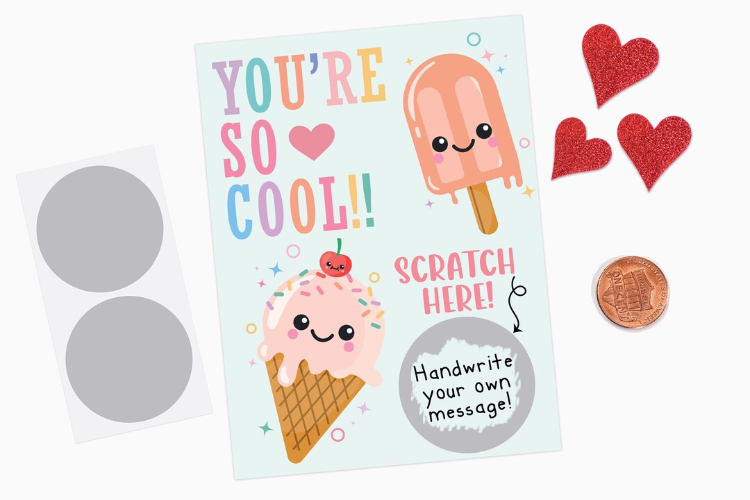 DIY Scratch off Cards Valentine's Day - Secret Message - Scratch off ...