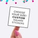 Custom Rectangle Stickers Custom Labels Rectangle Labels Custom Clear ...