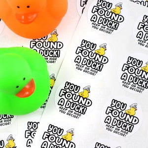 56 Round Mini Stickers - Cruise Duck Stickers - Mini Duck Stickers ...