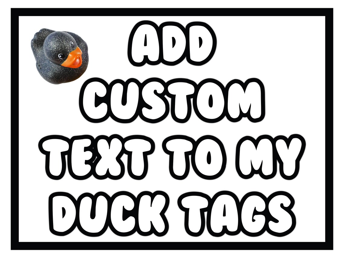 Custom Text Upgrade - You’ve Been Ducked - Duck Tags - Ducking Tags ...