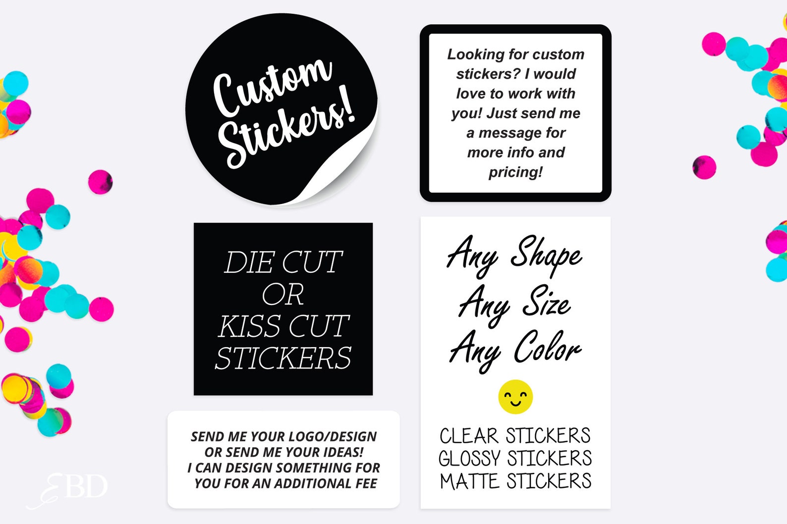 Custom Rectangle Stickers Custom Labels Rectangle Labels - Etsy