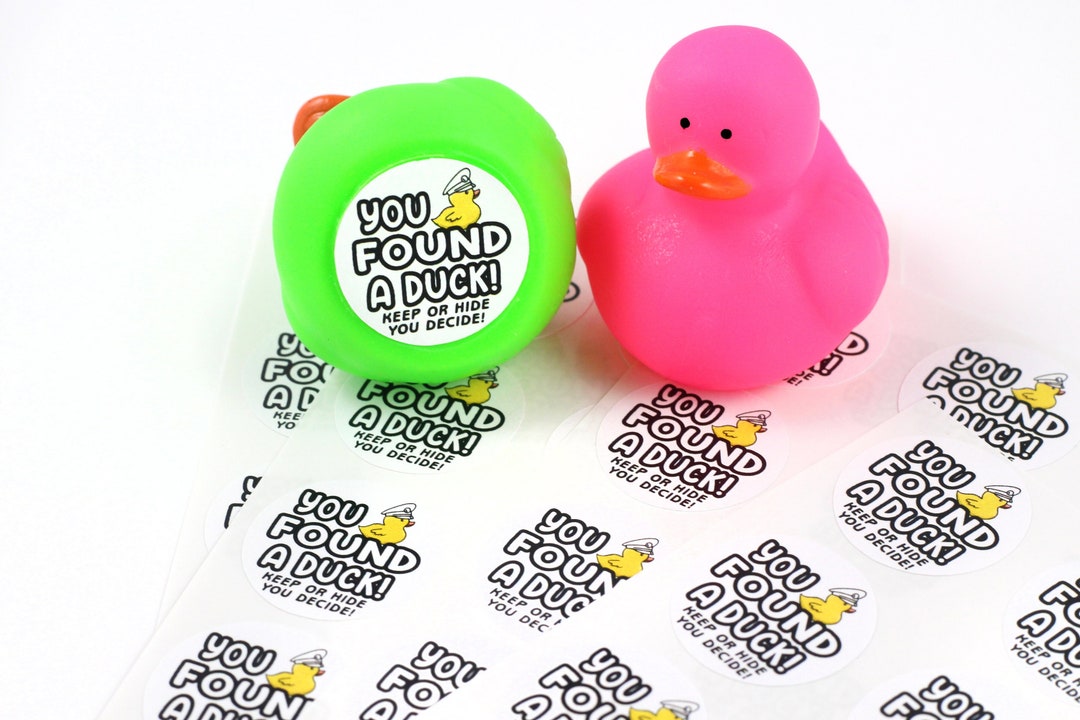 56 Round Mini Stickers - Cruise Duck Stickers - Mini Duck Stickers ...