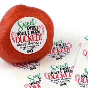30 Round Stickers - You’ve Been Ducked - Duck Stickers - Ducking Tags ...