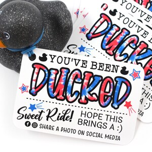 4th of July You’ve Been Ducked - Duck Tags - Ducking Tags - Tags for ...