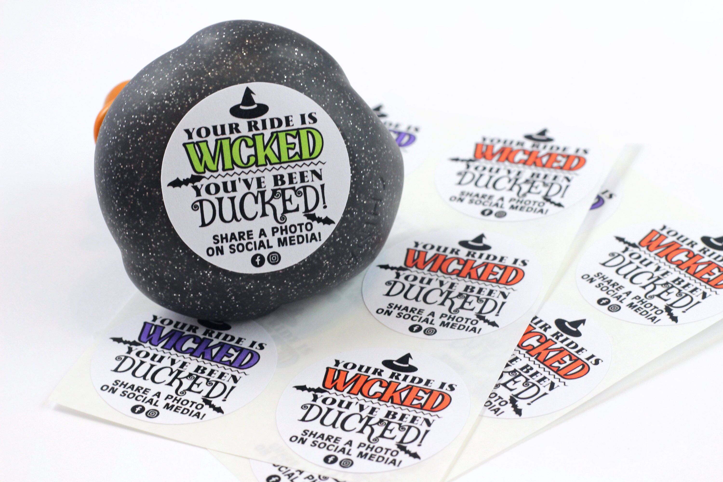 30 Round Stickers Youve Been Ducked Duck Stickers - Etsy