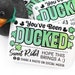 St Patrick's Day You’ve Been Ducked - Duck Tags - Ducking Tags - Tags ...