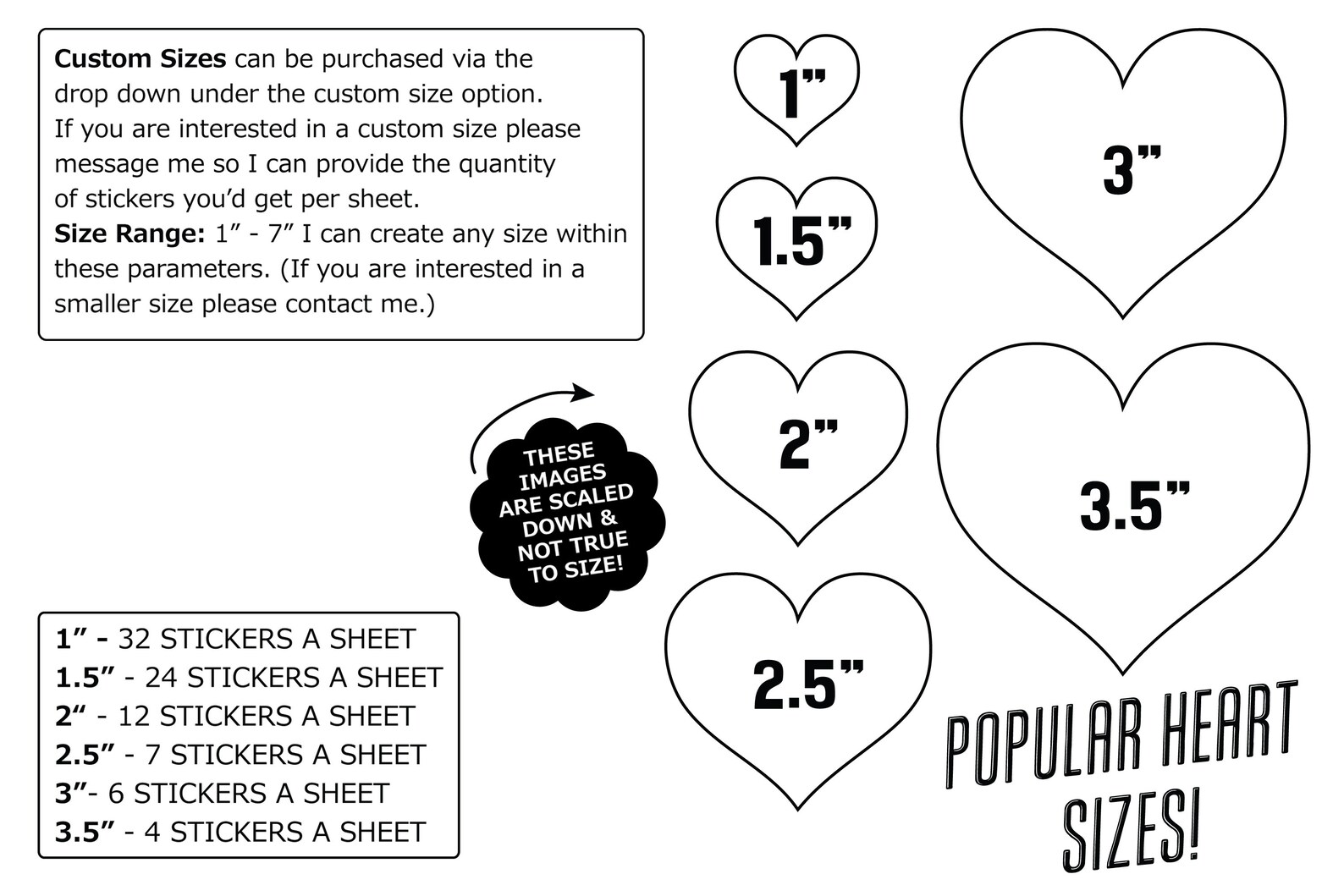 Custom Heart Stickers Custom Labels Heart Labels Custom - Etsy