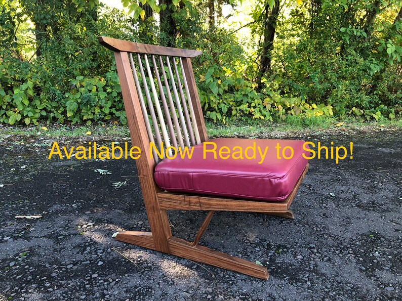 George Nakashima Inspired Conoid Lounge Chair Mid Century - Etsy