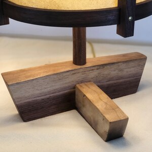 George Nakashima Inspired Lamps Pair / Mid Century Modern / Wood Lamps ...