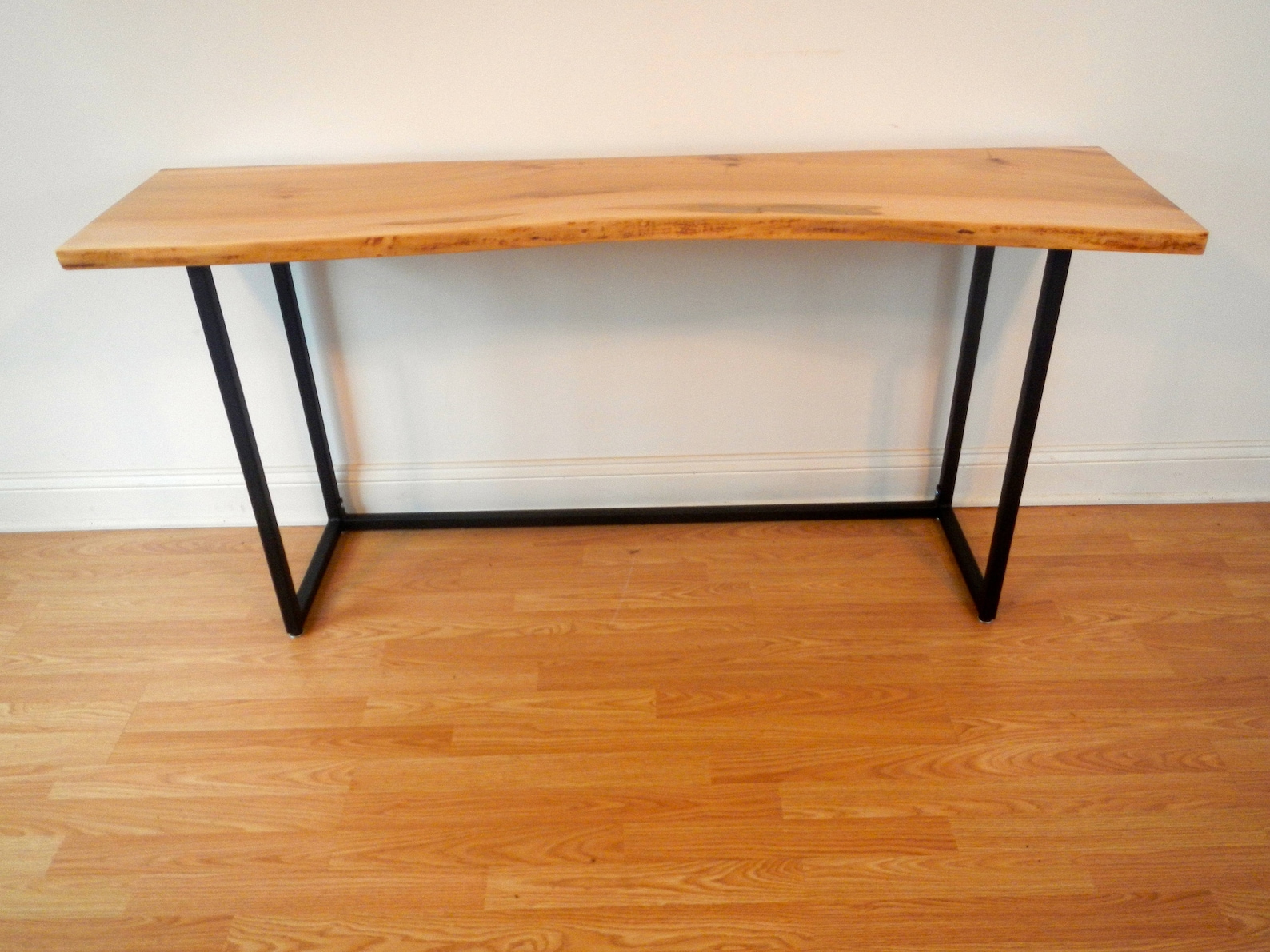 Live Edge Maple Console Table/sofa Table/ Hall Table/ Mid - Etsy
