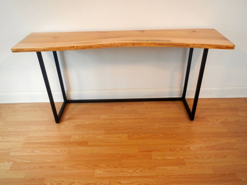 Live Edge Maple Console Table/sofa Table/ Hall Table/ Mid - Etsy