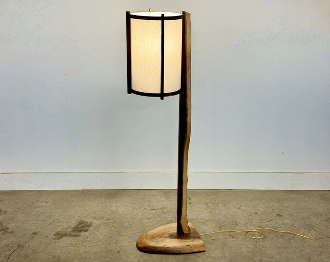 George Nakashima Inspired Lamps Pair / Mid Century Modern / Wood Lamps ...