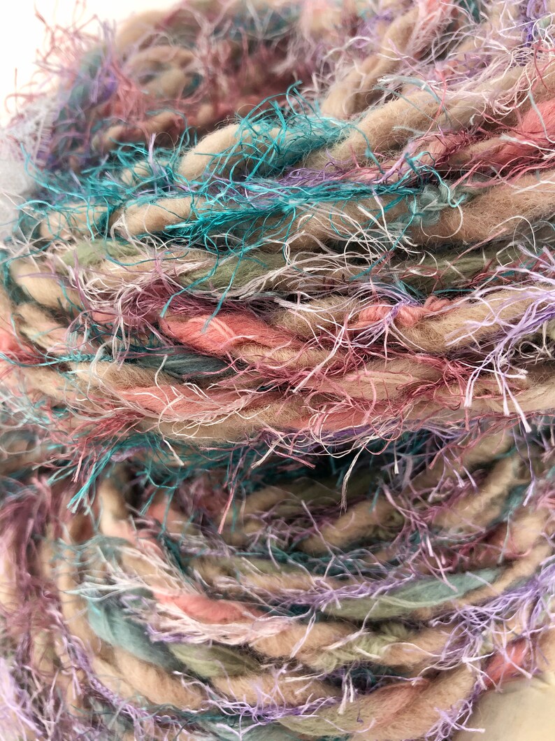 Super Bulky Super Fun Art Yarn Handspun Wool Eyelash | Etsy