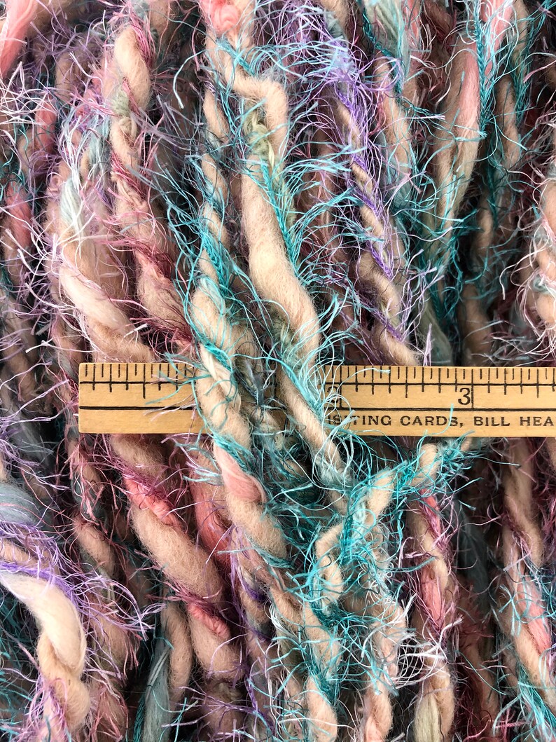 Super Bulky Super Fun Art Yarn Handspun Wool Eyelash | Etsy