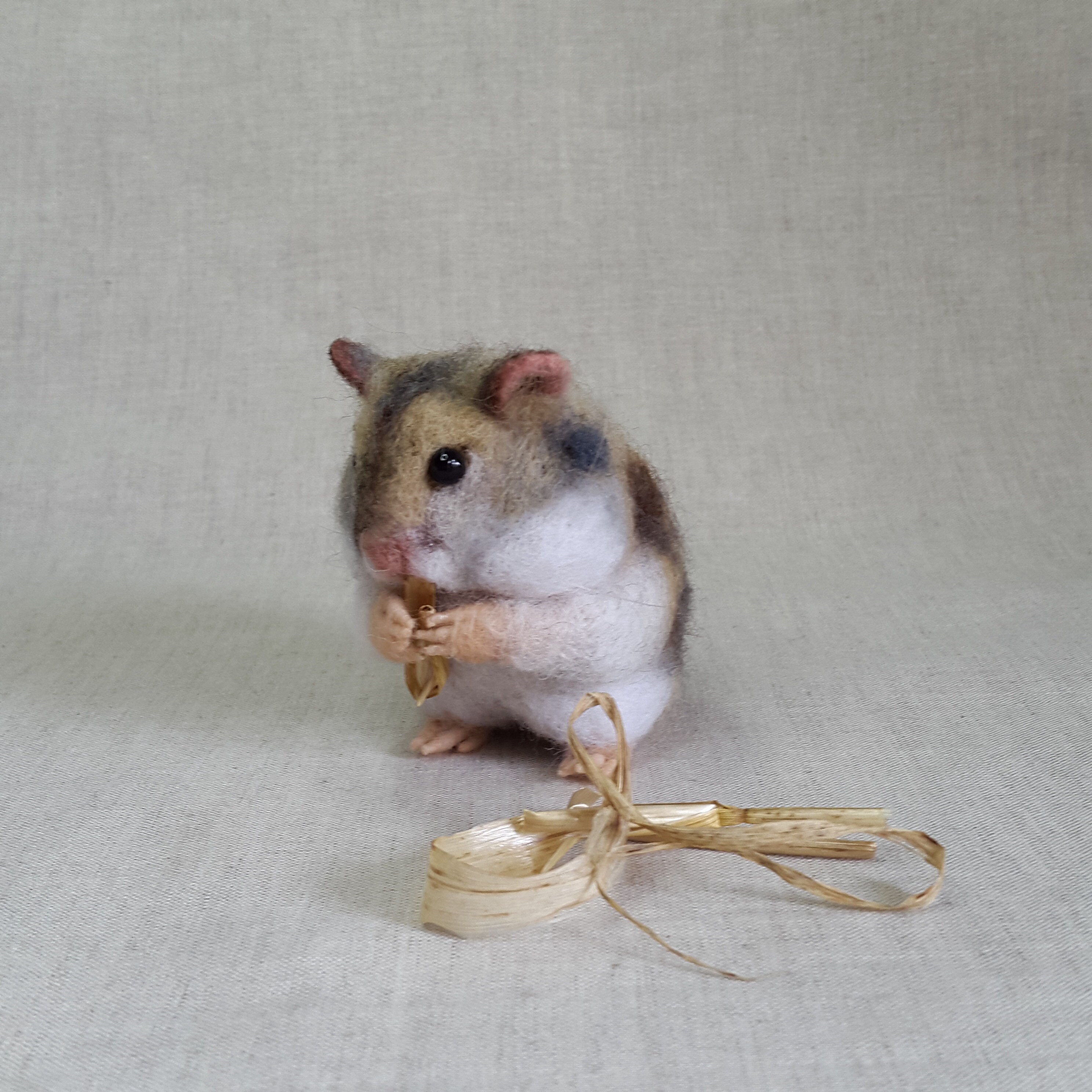 Hamster Felt Toys Needle Wool Animals Sculpture Felted Hamster | Etsy