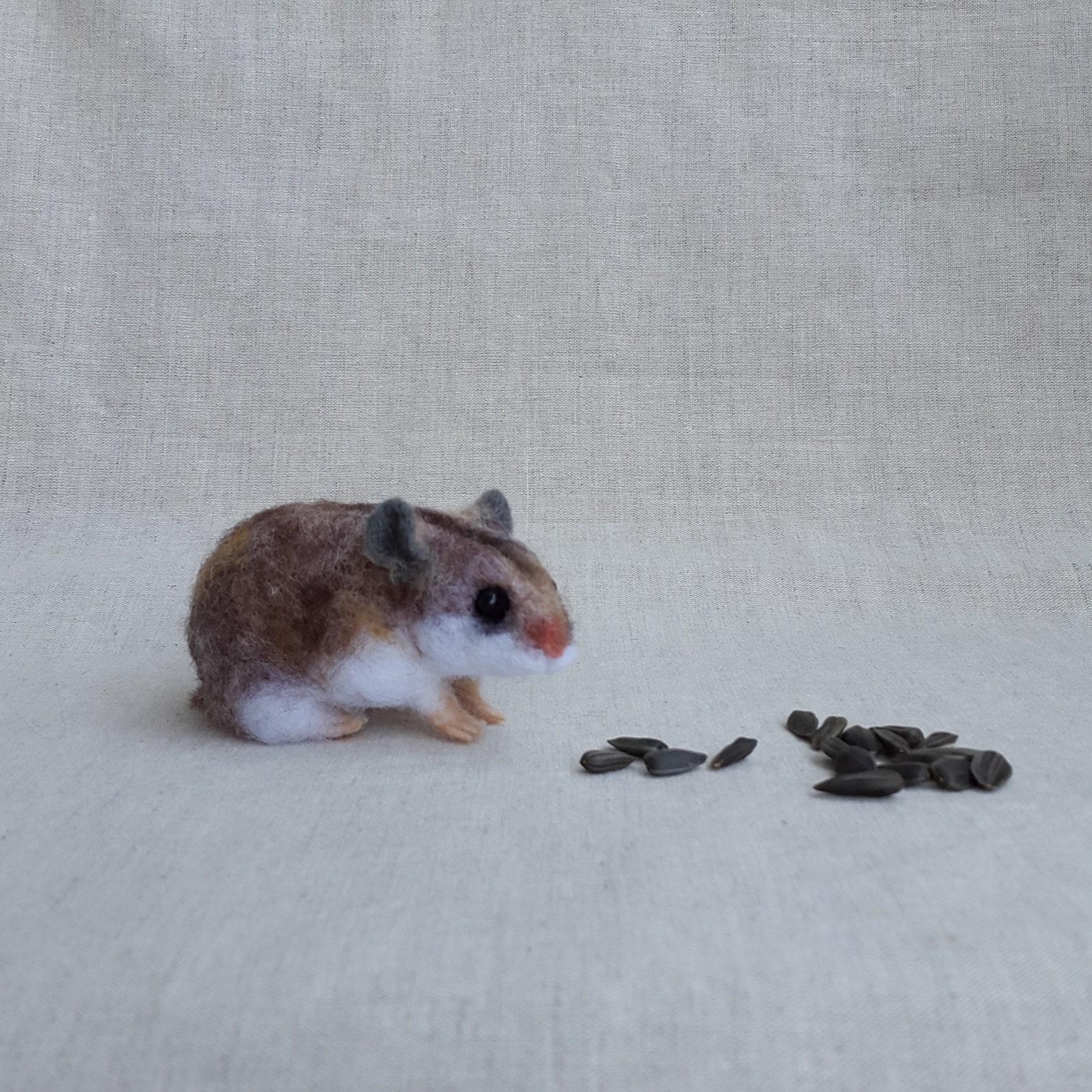 Dzungarian Hamster Felt Toys Needle Wool Animals Sculpture | Etsy