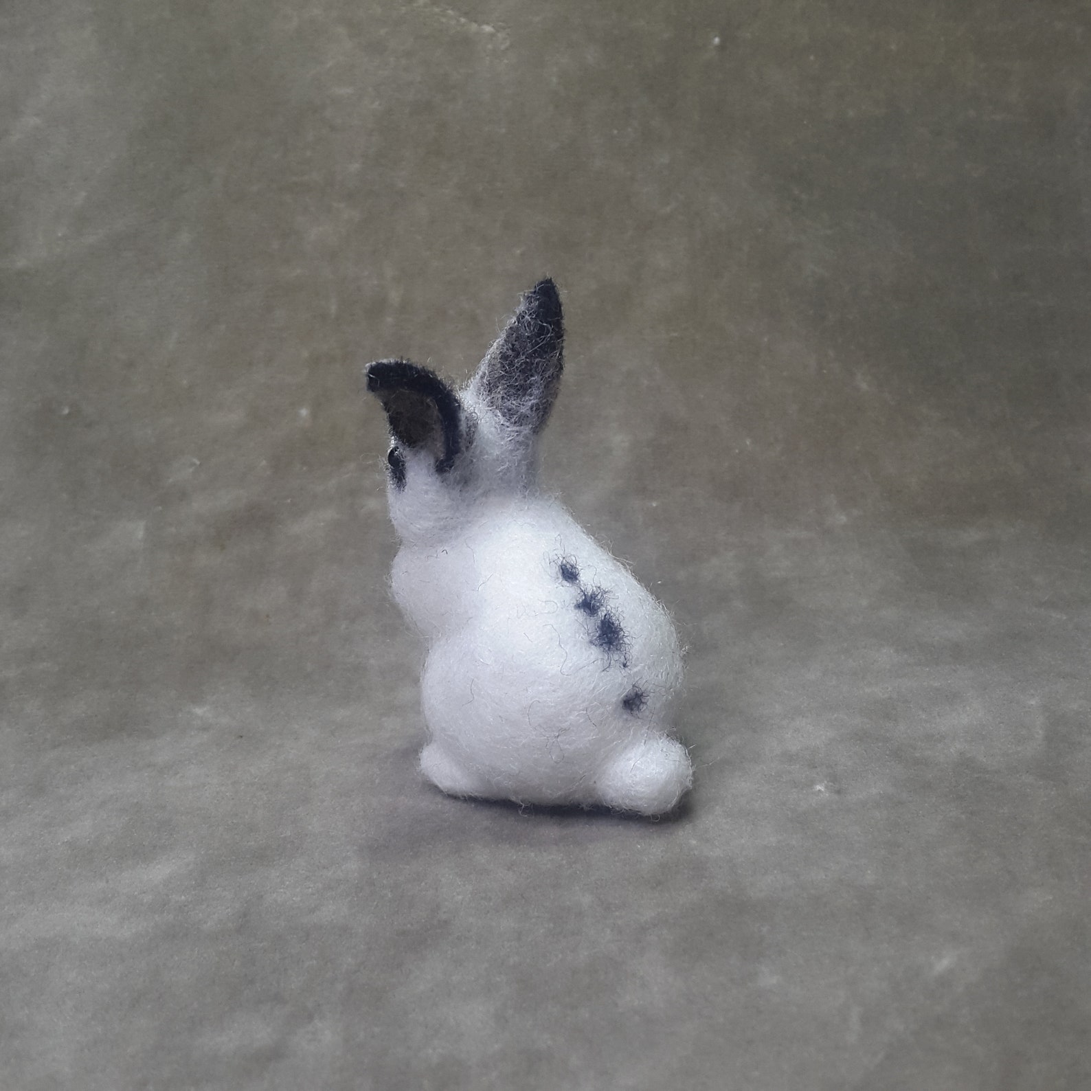 Bunny Felt Toy Handmade Doll Soft Sculpture Needle Felted Wool - Etsy