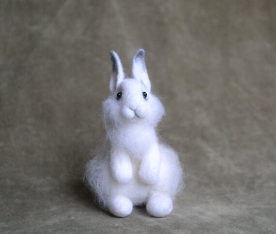 Rabbit....felt Toy Handmade Doll Soft Sculpture Needle | Etsy