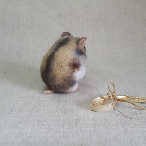 Hamster Felt Toys Needle Wool Animals Sculpture Felted Hamster Handmade ...