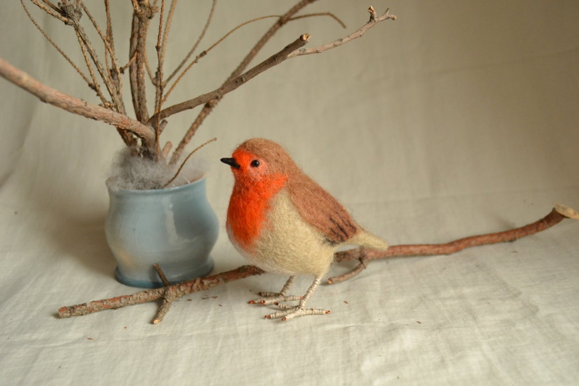 Felt Toy robin..... I Will Make This Item for Your - Etsy