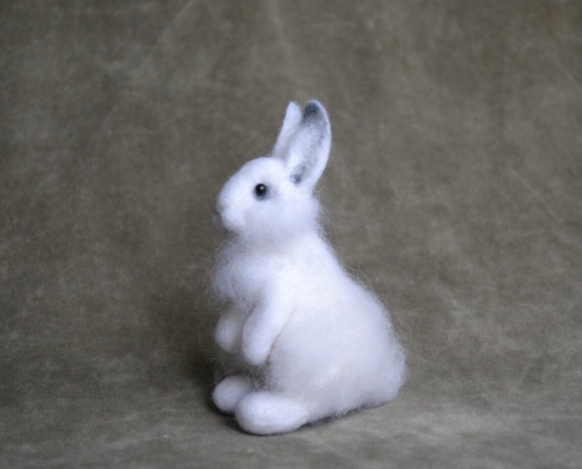 Rabbit....felt Toy Handmade Doll Soft Sculpture Needle | Etsy