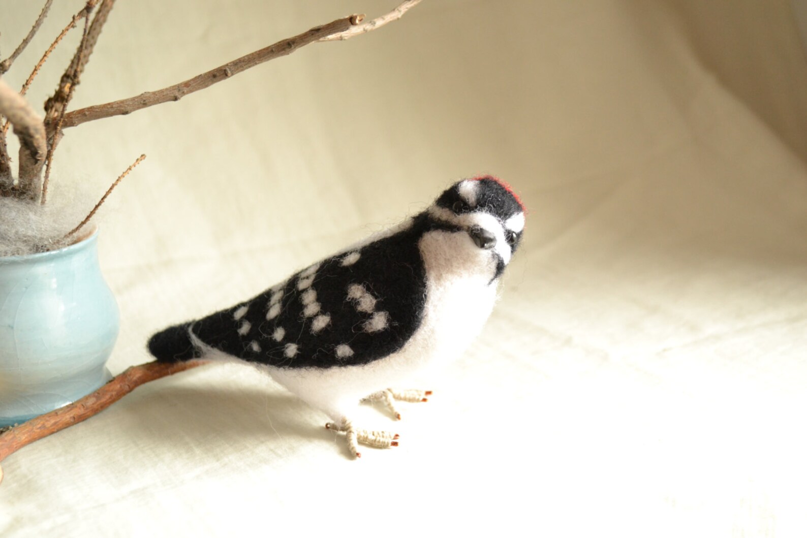 Needle Felted Birds Felted Birds Felted Animals Downy - Etsy