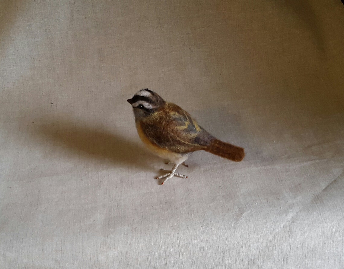 Needle felted birds Felted birds Felted Animals White | Etsy