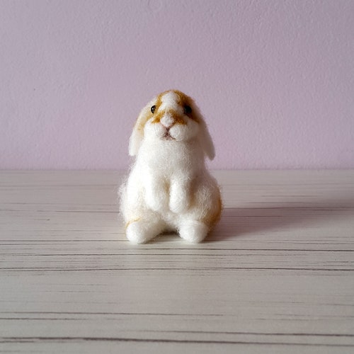 Felted Animals Needle Felted Bunny Felt Rabbit Hare Felted - Etsy