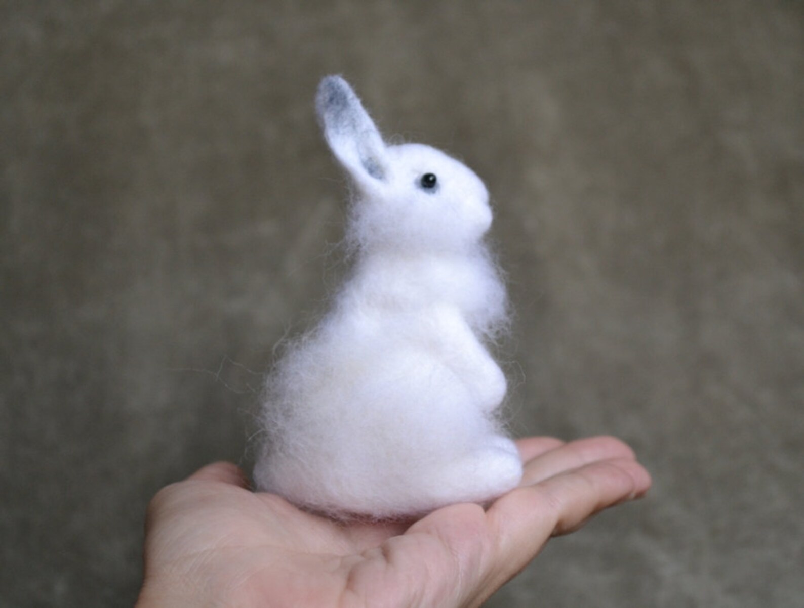 Rabbit....felt Toy Handmade Doll Soft Sculpture Needle | Etsy